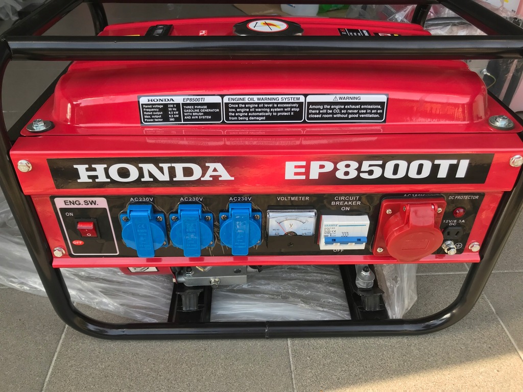 HONDA EP 8500 TI AGREGAT PRĄDOTWÓRCZY NOWY - 8503000562 - oficjalne archiwum Allegro