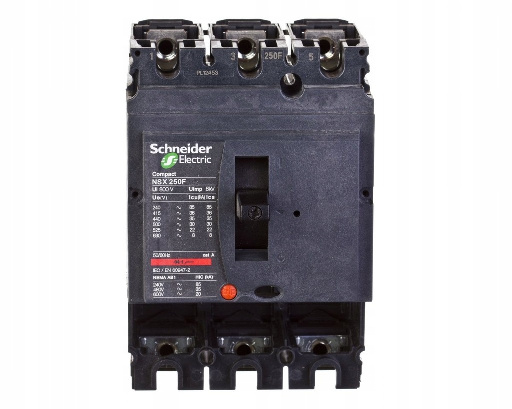 Schneider Wyłącznik mocy 250A 3P 36kA NSX250F 3P (podstawa) LV431403 ...