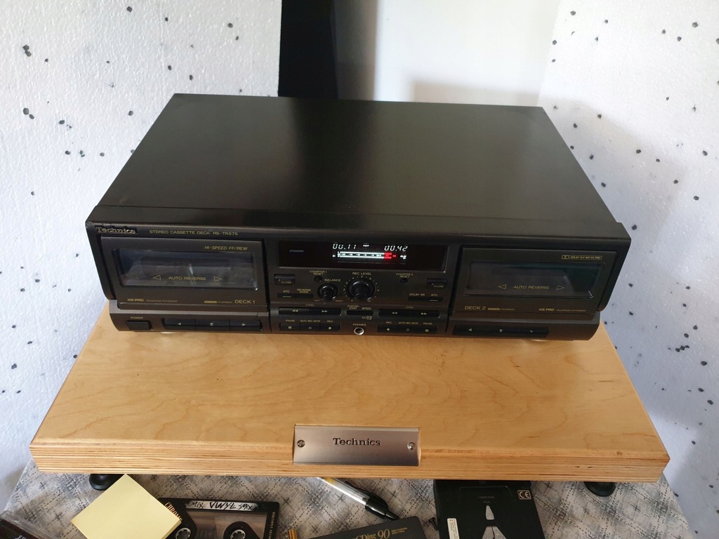 Magnetofon Dwukasetowy Technics RS-TR575 Sprawny . - 8234329774 ...