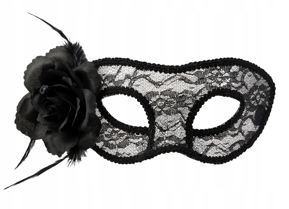MASKA MYSTIK CZARNA BAL MASKOWY WENECJA 97528 - 7193380970 - oficjalne ...