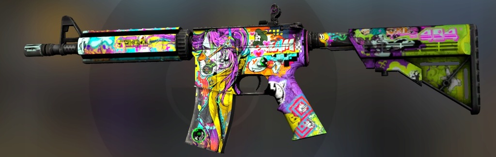 M4A4 W ŻYWE KOLORY IN LIVING COLOR CS GO skin - 12617870044 - oficjalne ...