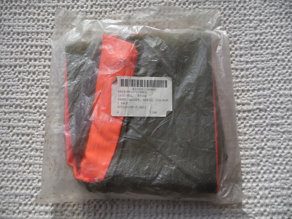 PANEL MARKER SYGNALIZACYJNY RATUNKOWY VS-17 US ARMY USMC - 16998247472 ...