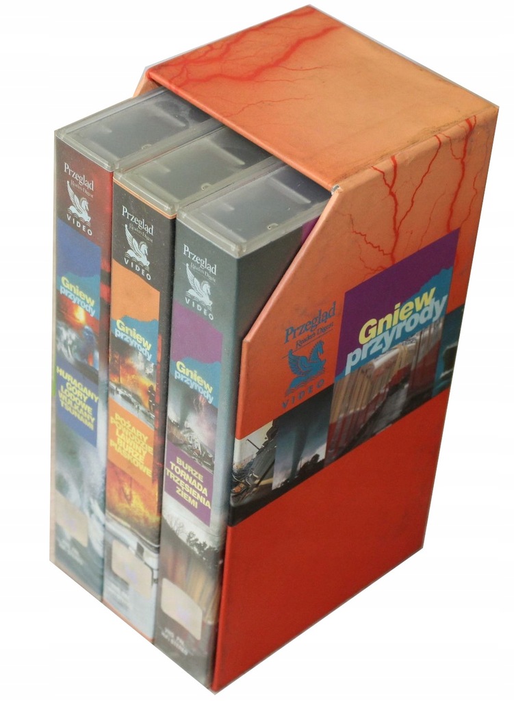 Gniew przyrody Reader's Digest 3 kasety VHS - 12950387732 - oficjalne archiwum Allegro