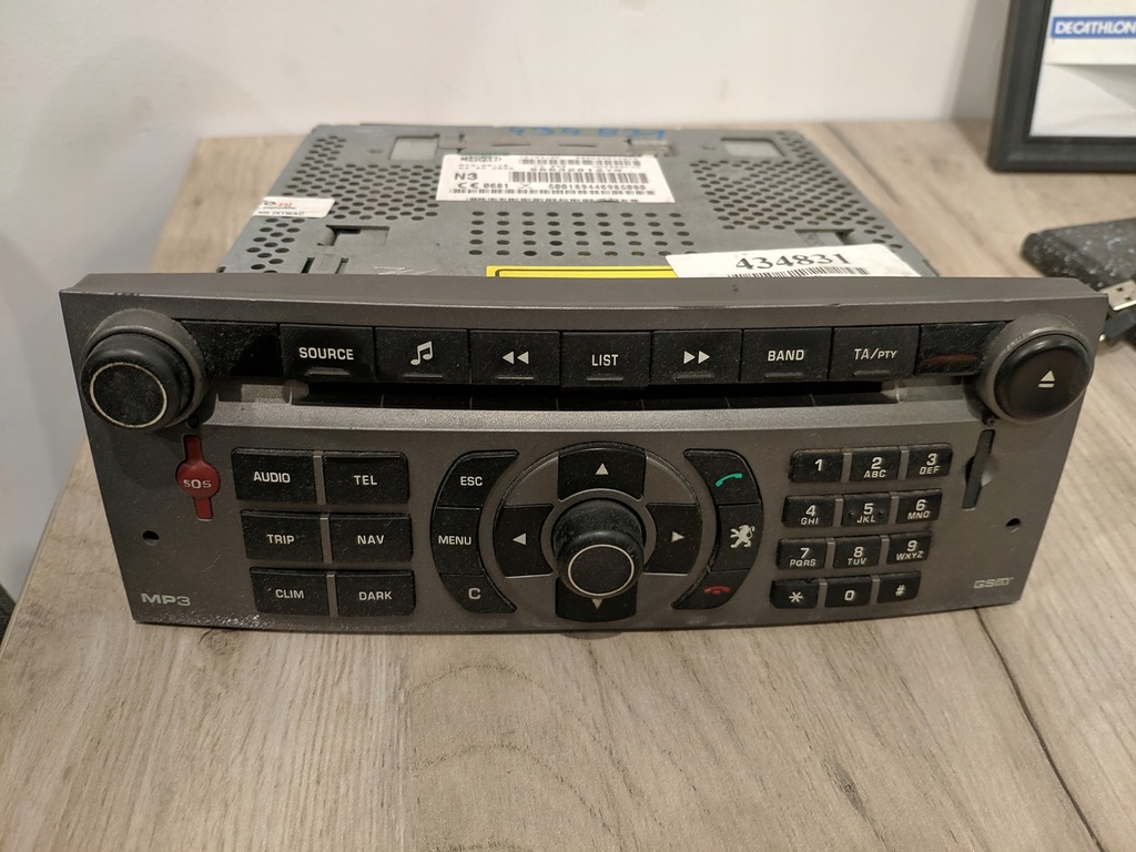Radio RT3 Peugeot 407 - 10012742851 - oficjalne archiwum Allegro