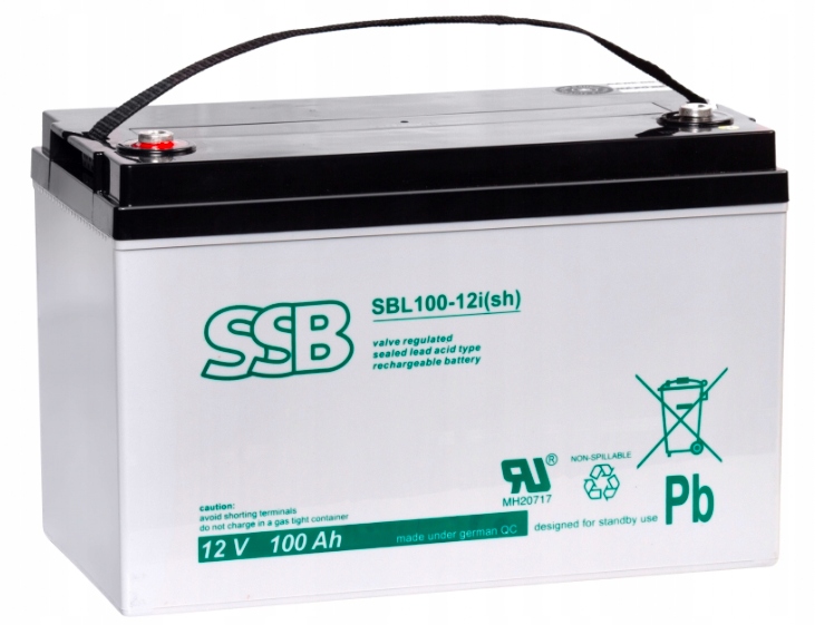 Akumulator SSB SBL 100-12i (sh) 12V 100Ah AGM - 13576682083 - oficjalne archiwum Allegro