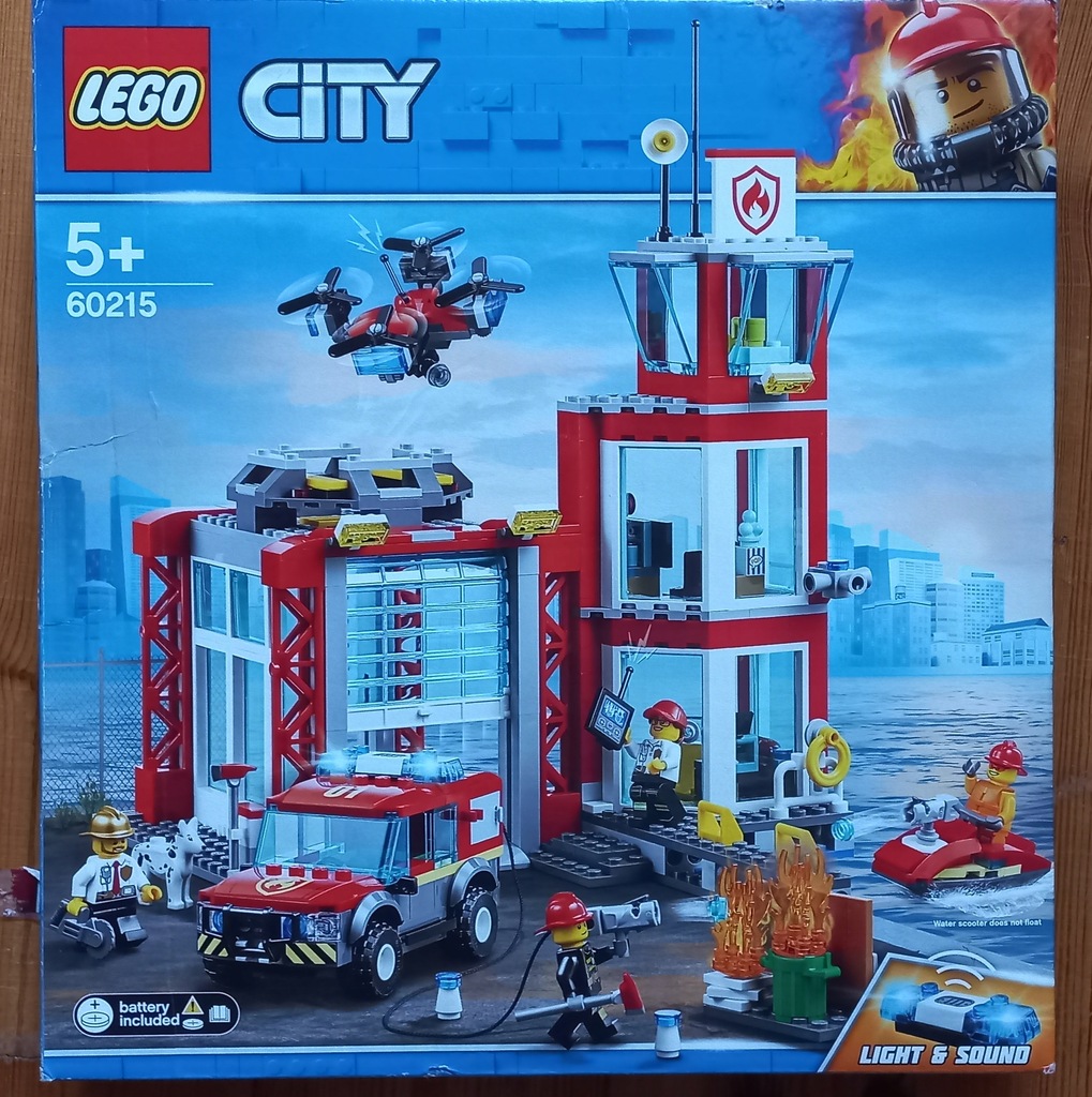 LEGO City 60215 Remiza strażacka - 12447623810 - oficjalne archiwum Allegro