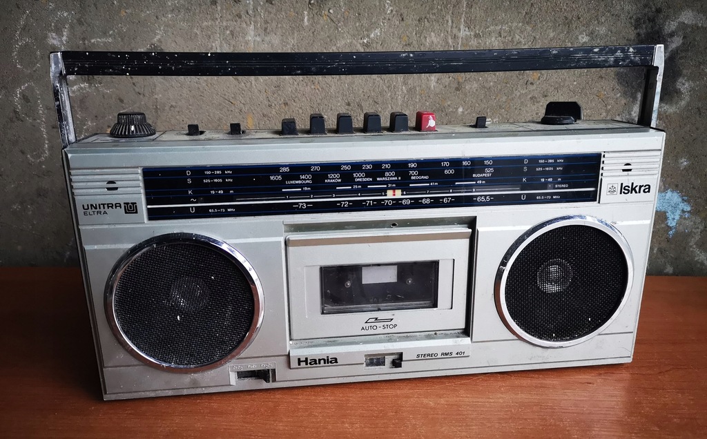 Radiomagnetofon Unitra ELTRA Hania Iskra RMS-401 - 9052381781 ...