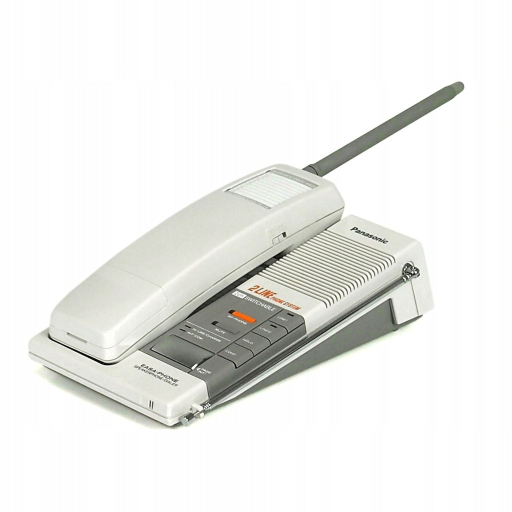 Telefon stacjonarny bezprzewodowy Panasonic KX-T3880B VINTAGE ...