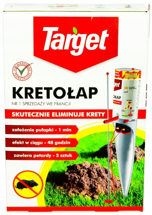 Zestaw Kretołap Pułapka Petardy Kret TARGET - 9582940701 - oficjalne ...