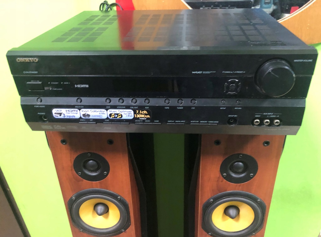 Amplituner 7.1 Onkyo TX-SR506 + RUBICON RHK-1000F - 12611627717 - oficjalne archiwum Allegro