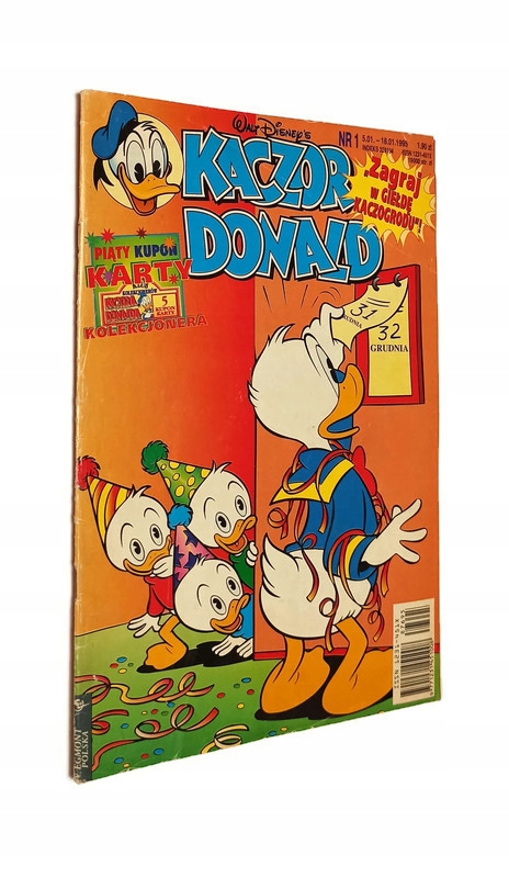 KACZOR DONALD 1 1995 KOMIKS BDB- - 12820099361 - oficjalne archiwum Allegro