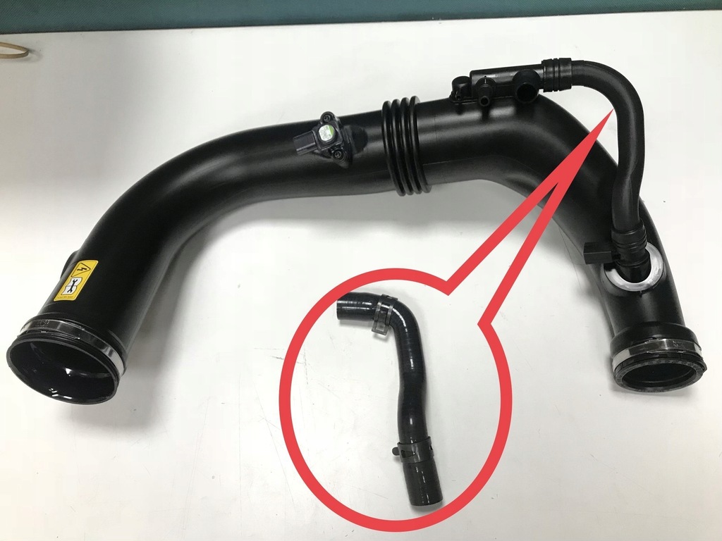 MERCEDES PRZEWÓD RURA POWIETRZA M271 2710901929 - 7630507576 ...