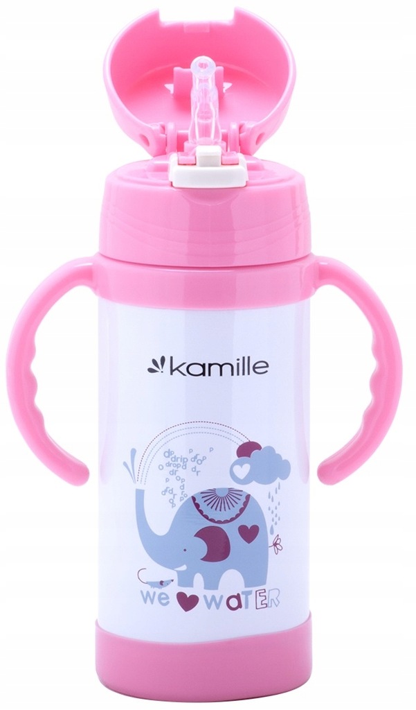 KUBEK TERMICZNY TERMOS BIDON DLA DZIECKA 350 ml - 8774127262 - oficjalne archiwum Allegro