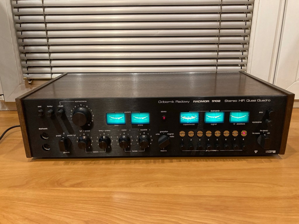 Amplituner Unitra Radmor 5102 79r czarny odnowiony - 11670982081 ...