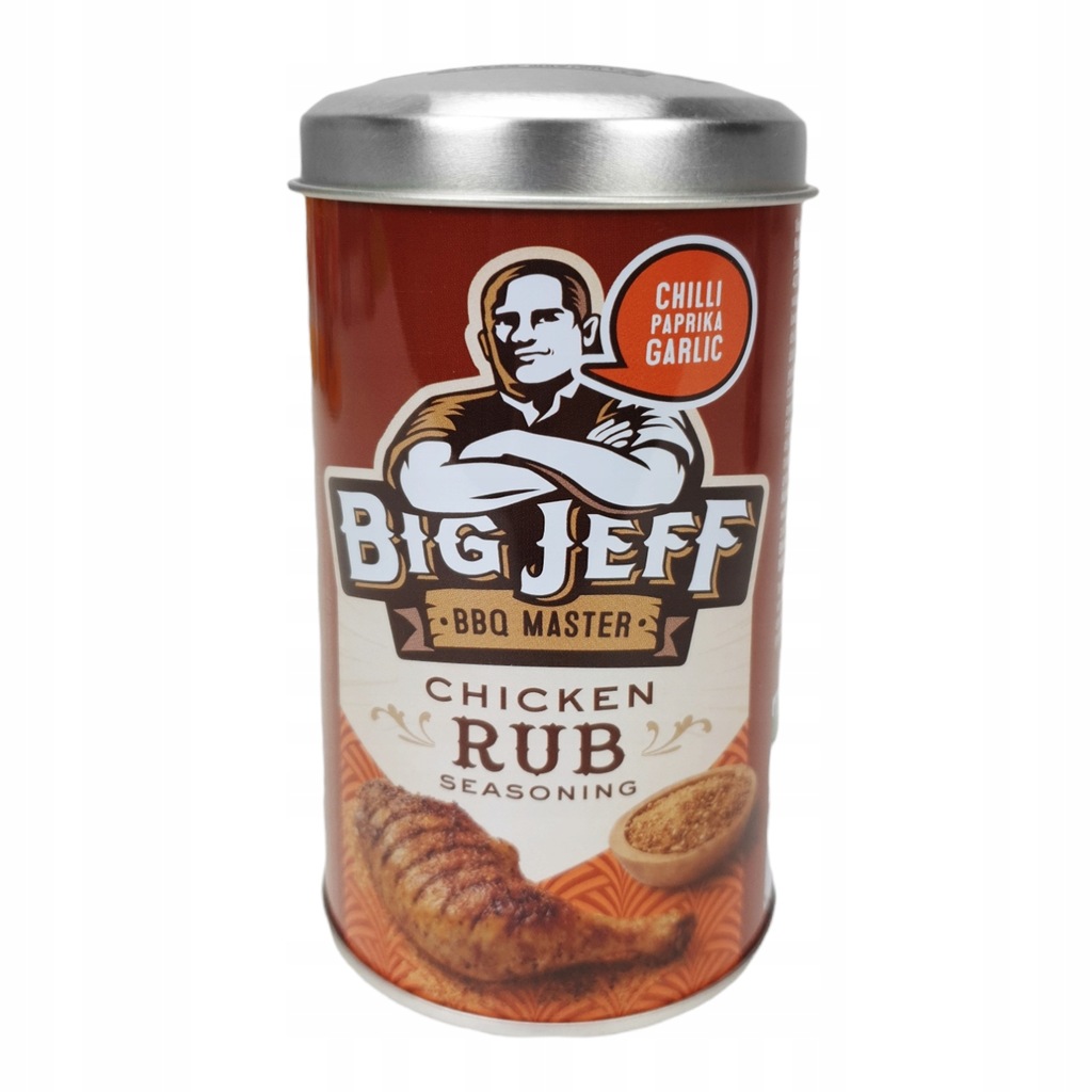 BIG JEFF CHICKEN RUB grill Przyprawa do kurczaka PUSZKA 100g ...
