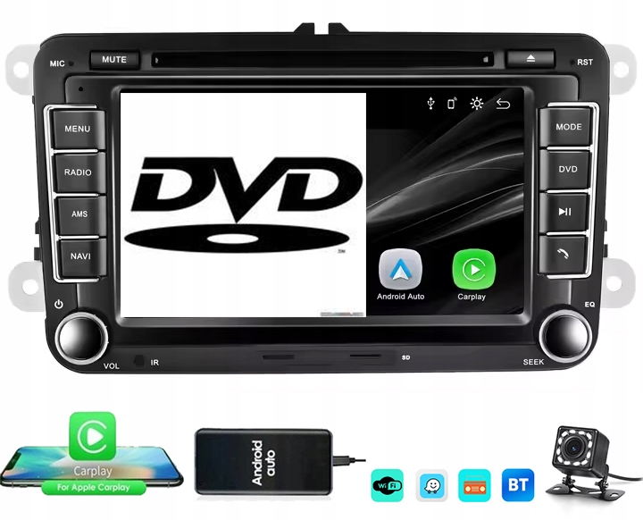 RADIO 2DIN ANDROID VW GOLF 4 PASSAT B5 BORA POLO IV SHARAN I TRANSPORTER T4 - 15909914240 ...