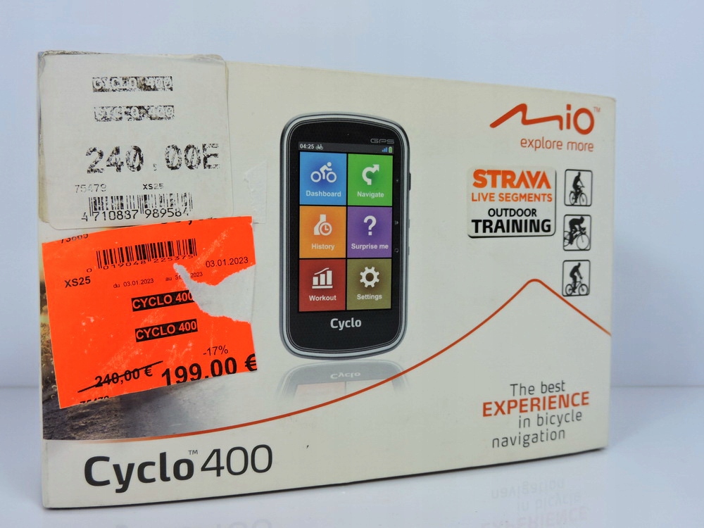 NAWIGACJA ROWEROWA MIO CYCLO 400 EUROPA 38 NOWA - 13734925508 ...