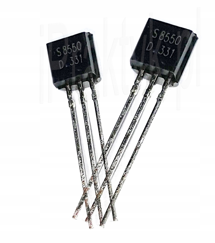 2x S8550 Tranzystor PNP, 40V/750mA,TO92, 2szt,D331 - 9136840286 ...