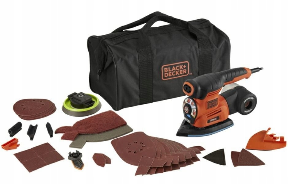 BLACK+DECKER SZLIFIERKA OSCYLACYJNA WIELOFUNKCYJNA - 11628781809 ...
