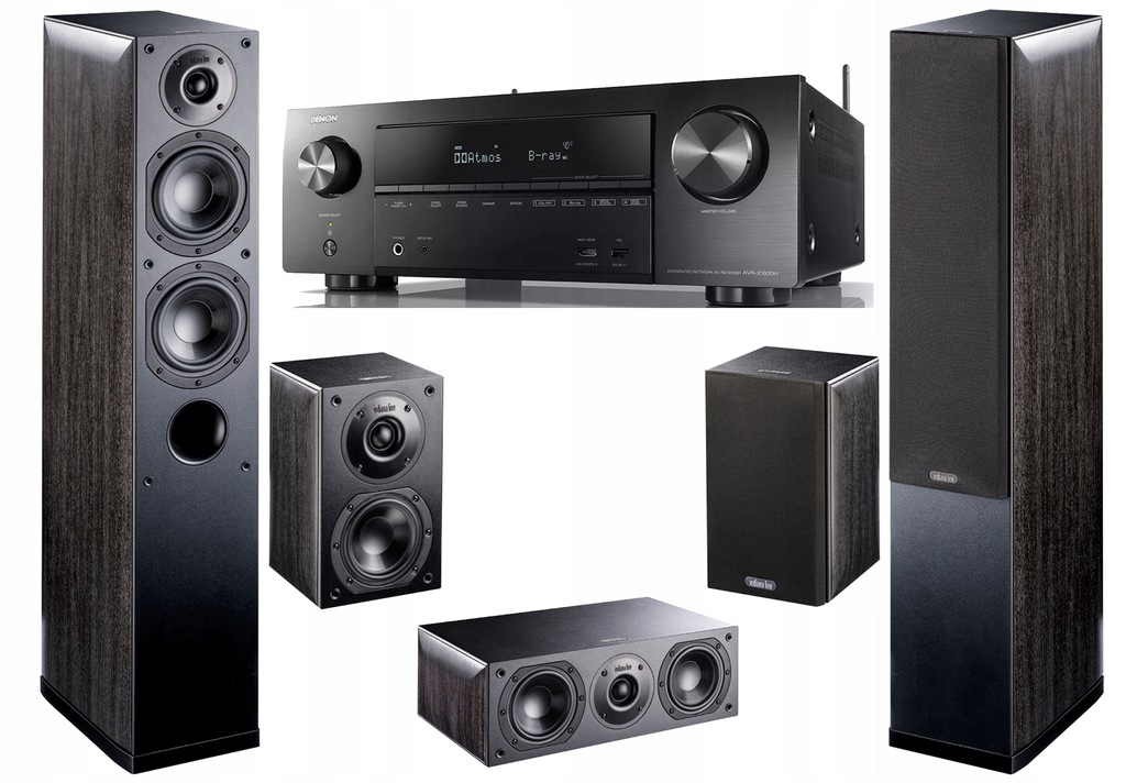 DENON AVR-X1600 + INDIANA LINE NOTA 550X/240X/740X - 11563769251 ...