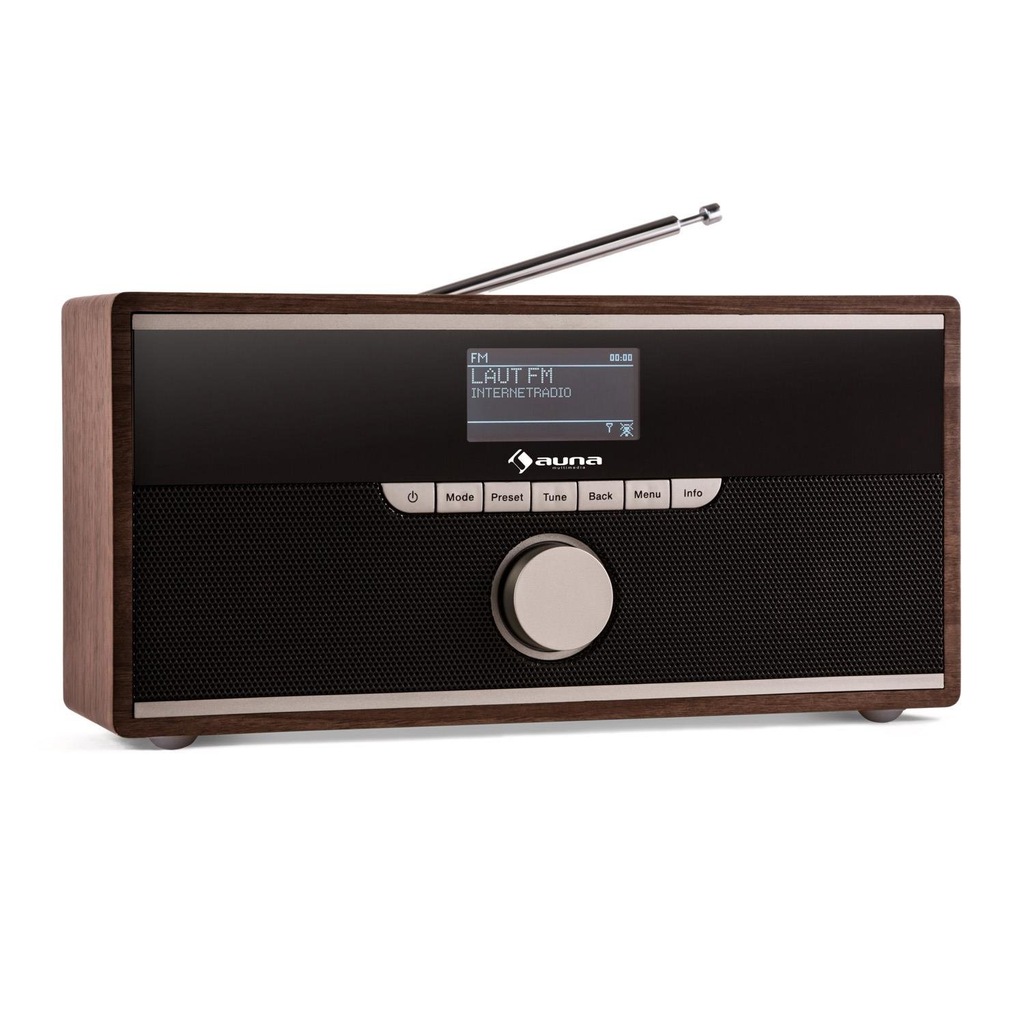 Radio internetowe Auna Weimar DAB+UKW Bluetooth - 7219399304 - oficjalne archiwum Allegro