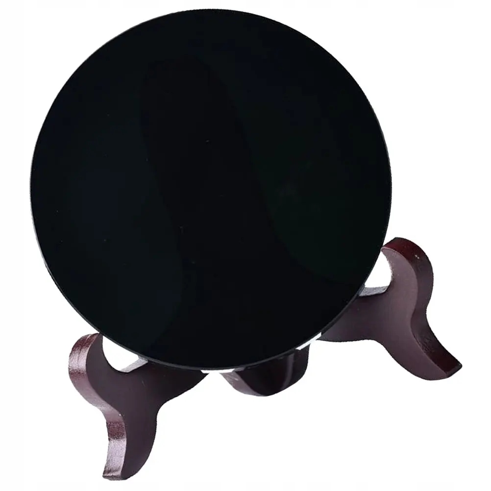 Circle Disc Obsidian Plate Table Centerpiece - 13656721879 - oficjalne ...
