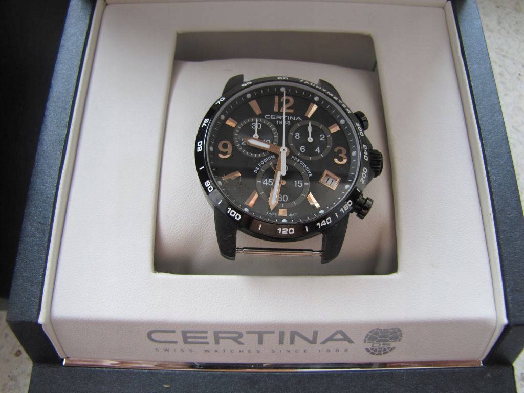 ZEGAREK CERTINA - DS PODIUM PRECIDRIVE BLACK EDIT - 14040658420 ...