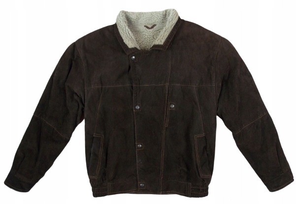 GENUINE Meski Skórzany KOŻUCH Pilotka XL - 12890203980 - oficjalne ...