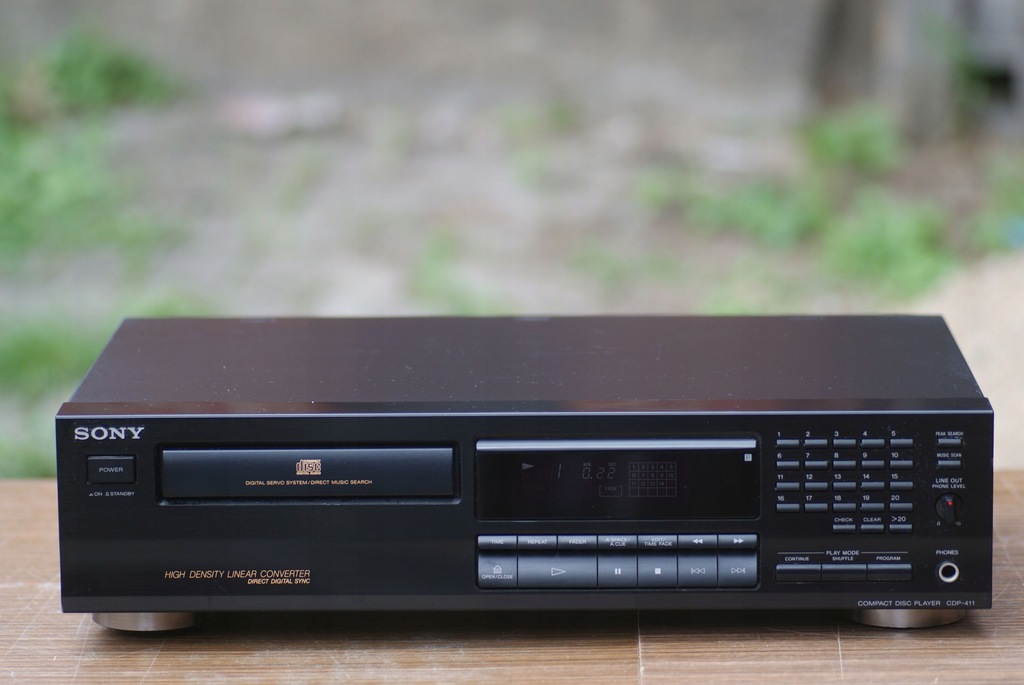 Odtwarzacz CD Sony CDP-411 czarny - 14054263916 - oficjalne archiwum Allegro