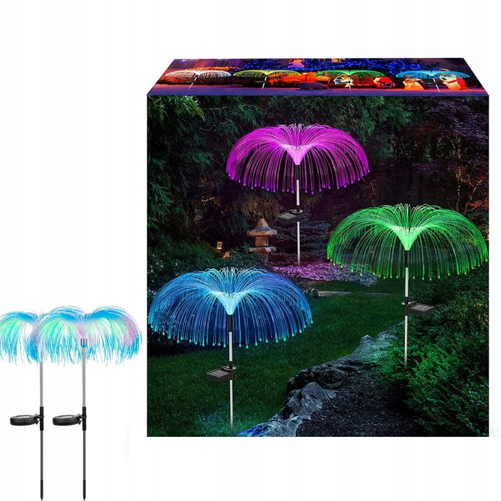 2SZT LAMPA SOLARNA OGRODOWA MEDUZA SWING LAMPKA - 13927957698 - oficjalne archiwum Allegro