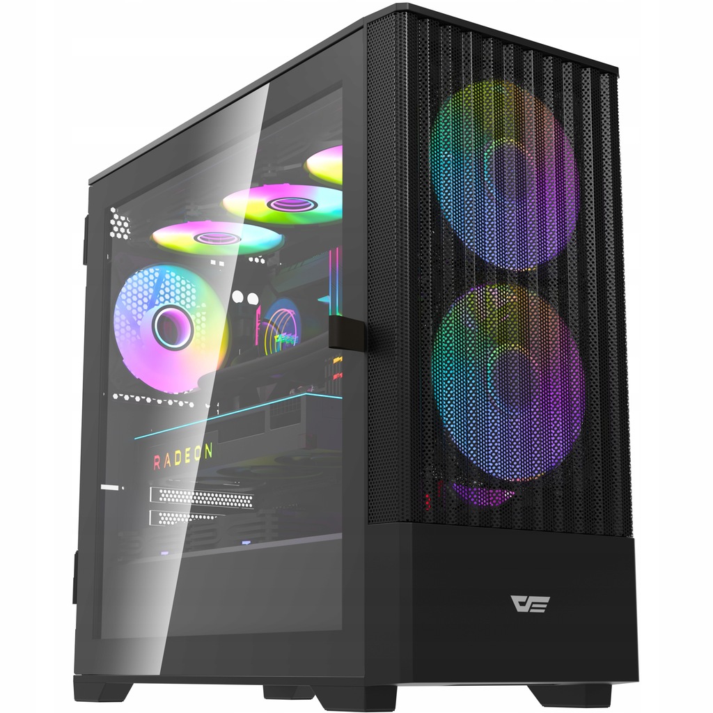 DarkFlash DK415 Obudowa Komputerowa M-atx Led Argb Gaming Mini Tower Pc ...