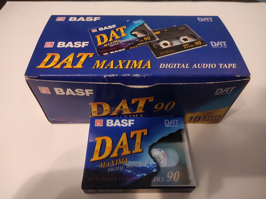 Kaseta DAT Basf 90 Maxima NOS folia - 10748962343 - oficjalne archiwum ...