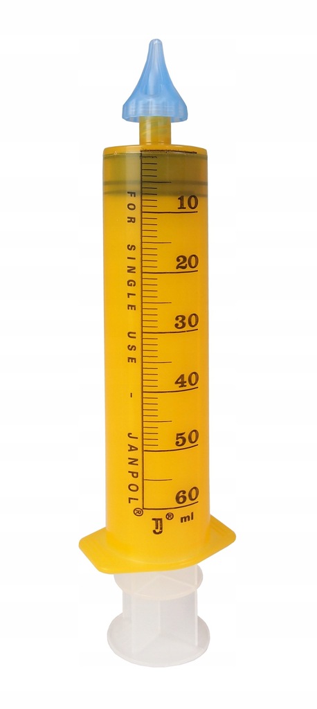 Strzykawka 50ml z końcówką do płukania ucha / uszu - 13678998804 ...