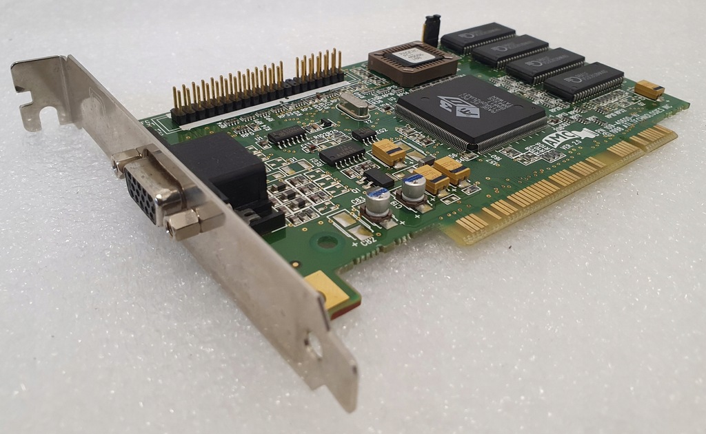 Stara Retro karta graficzna ATI 3D RAGE IIC PCI 109-40600-10 - 14503898810 - oficjalne archiwum ...