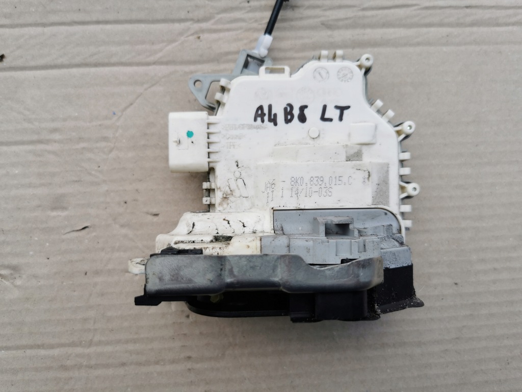 AUDI A4 B8 ZAMEK DRZWI LEWY TYŁ 6-PIN ORYGINAŁ - 9445717470 - oficjalne ...
