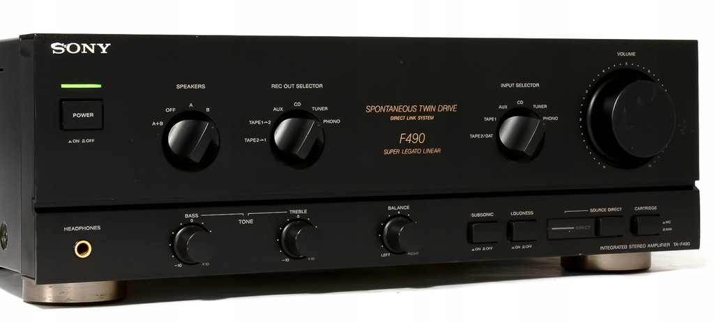 SONY TA-F490 WYSOKI MODEL WZMACNIACZA STEREO - 13122132181 - oficjalne ...