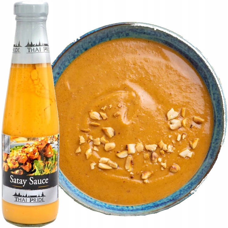 Tajski Sos Satay z Orzechów Na Grilla 295ml Thai P - 12488581515 ...