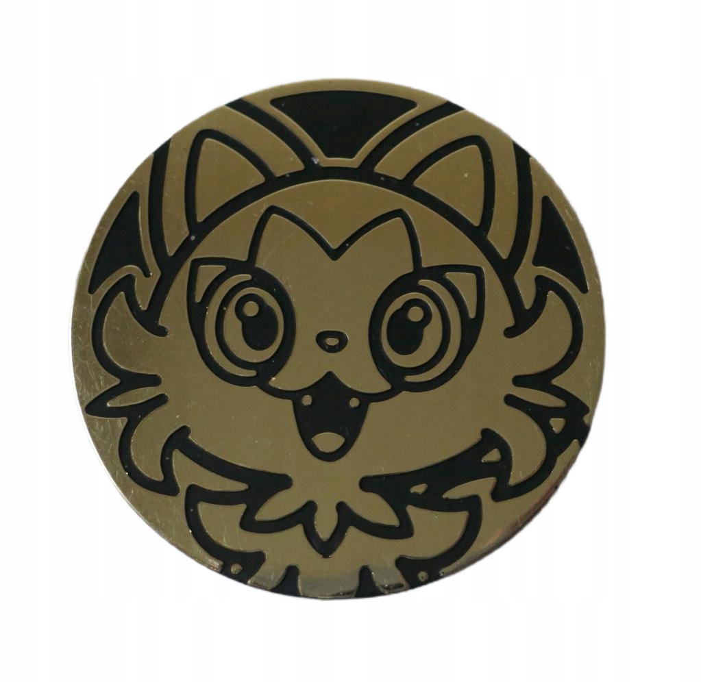 ORYGINALNY KOLEKCJONERSKI ŻETON POKEMON SCARLET & VIOLET SPRIGATITO ...