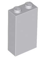 LEGO Klocek ściana 1x2x3 JASNY SZARY 22886 NOWA - 12608567252 - oficjalne archiwum Allegro