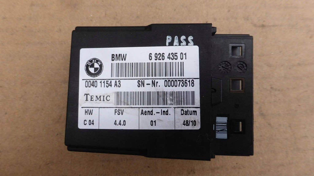 STEROWNIK MODUŁ FOTELA BMW E87 E90 E84 E70 6926435 - 11493084268 - oficjalne archiwum Allegro