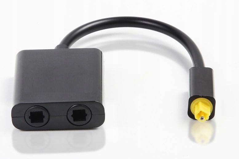 TOSLINK splitter 1x2 kabel optyczny trójnik AUDIO - 6969652398 ...