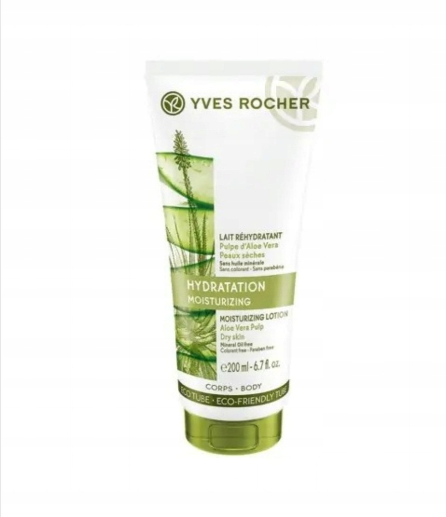 Yves Rocher Aloes nawilżające mleczko ciało 200 ml - 12357995367 ...