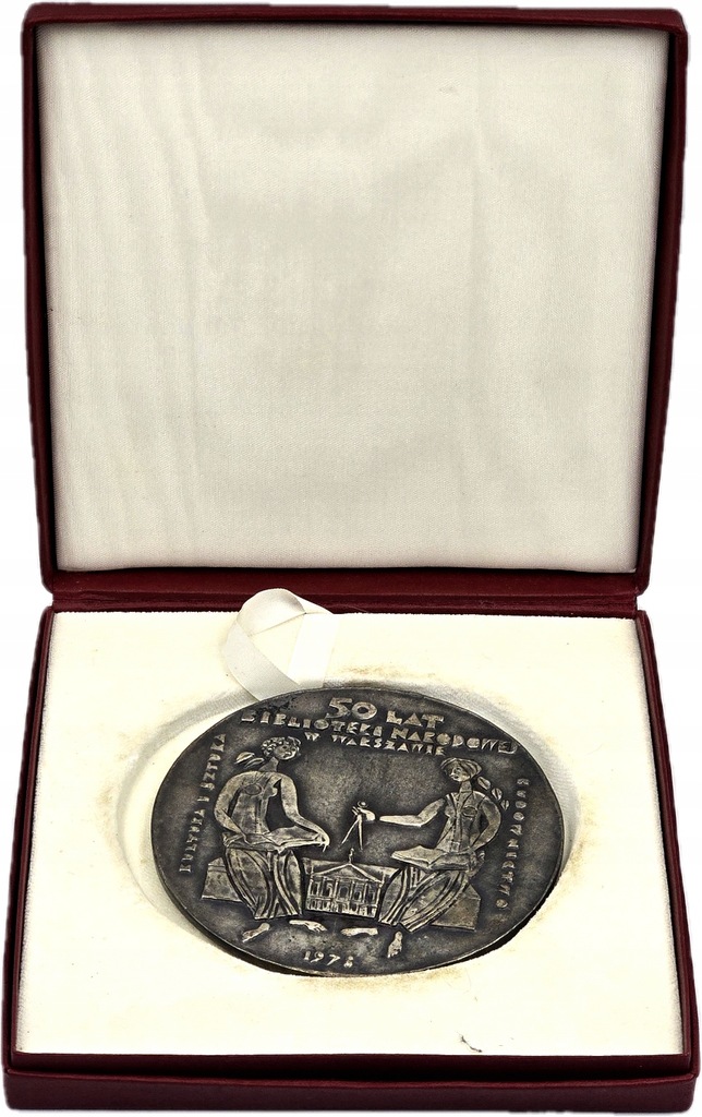 PRL. Medal 50 lat Biblioteki Narodowej w Warszawie 1978 – KORSKI ...