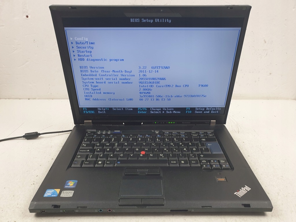 Lenovo ThinkPad T50 (2044198) - 12734446001 - oficjalne archiwum Allegro