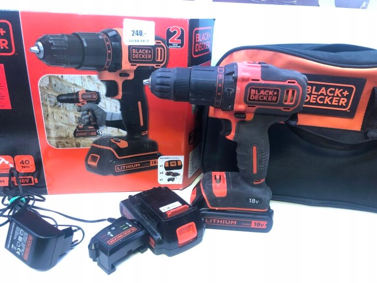 WKRĘTARKA BLACK DECKER BCD700S ZESTAW - 11371592535 - oficjalne ...