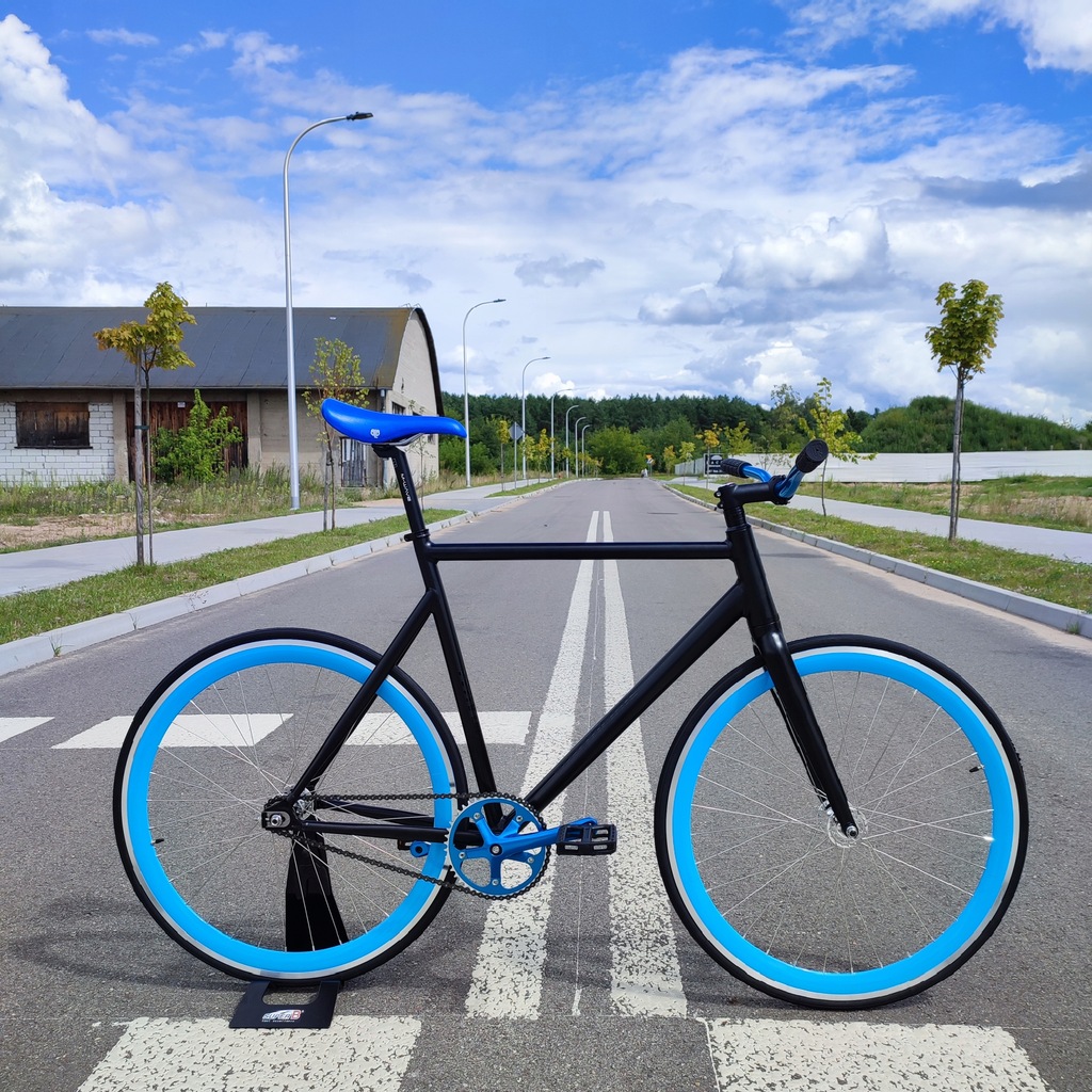 Rower Torowy Baluma Niebieski ostre koło Roz 58 - 12481269084 ...