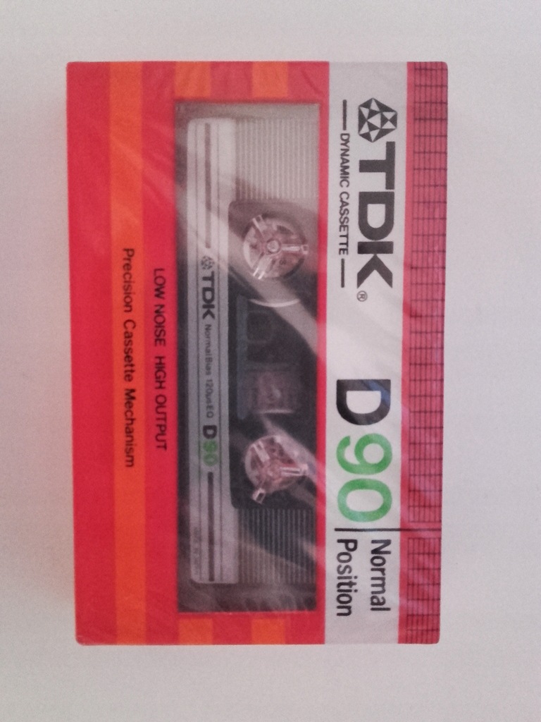Kaseta TDK D90 TYPE I MADE IN JAPAN 1982 nowafolia - 8074376995 - oficjalne archiwum Allegro