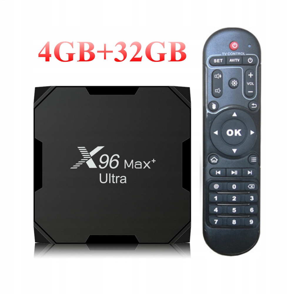 8K TV Box Android 11 X96 MAX Plus Amlogic S905X4 - 13357732683 - oficjalne archiwum Allegro