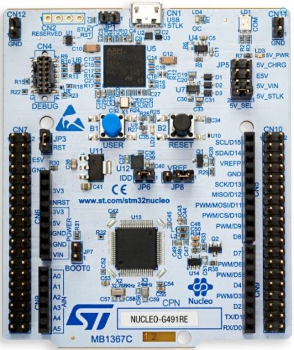 STM32 NUCLEO-G491RE STM32G491RET6 ARM Cortex-M4 - 14015141840 - oficjalne archiwum Allegro