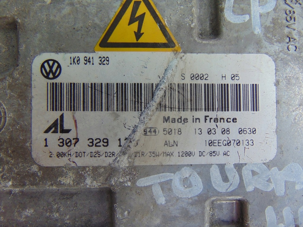 PRZETWORNICA XENON VOLKSWAGEN TOURAN 1K0941329 - 8312101924 - oficjalne ...